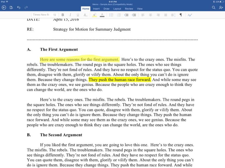 Word for iOS updates — Draw on an iPad, contextual commands on an ...