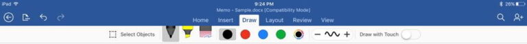 Word for iOS updates — Draw on an iPad, contextual commands on an ...
